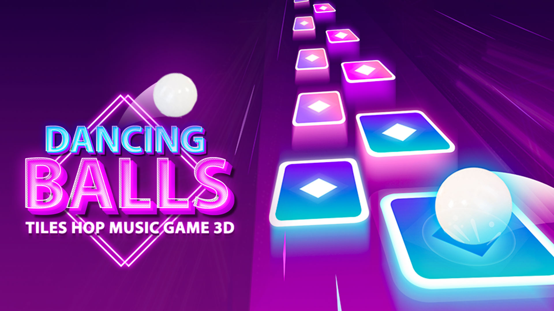 Dancing Ballz Tiles Hop Music Road Rhythm Game: Bouncy Ball Breakdance ...
