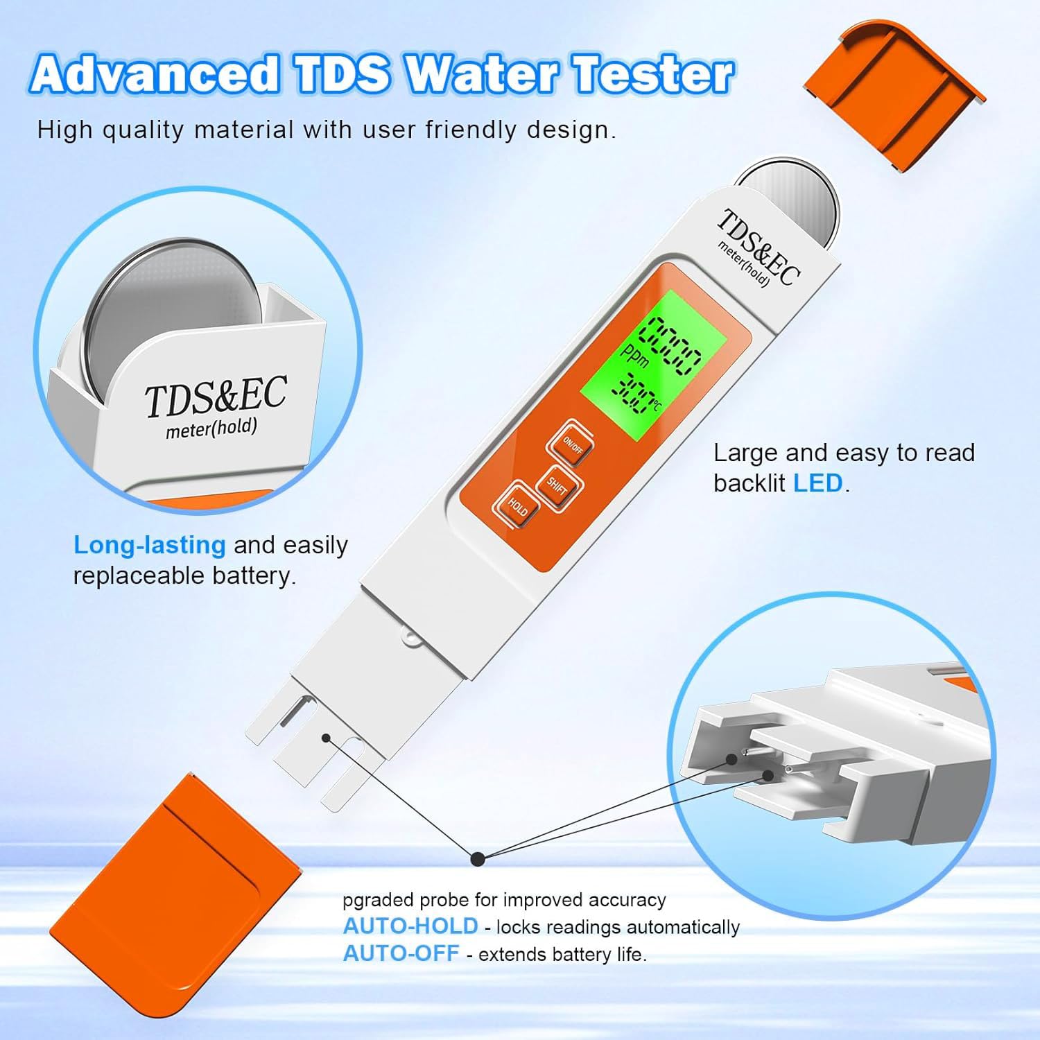 Snapklik.com : TDS Water Tester,New 4 In 1 Tds Meter Digital Water ...