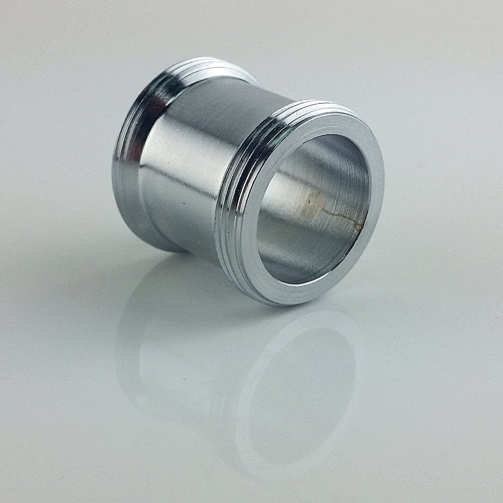 M22 AG x M22.5 AG Long, Chrome, Thread Adapter M22.5 x 1 Male Thread to ...