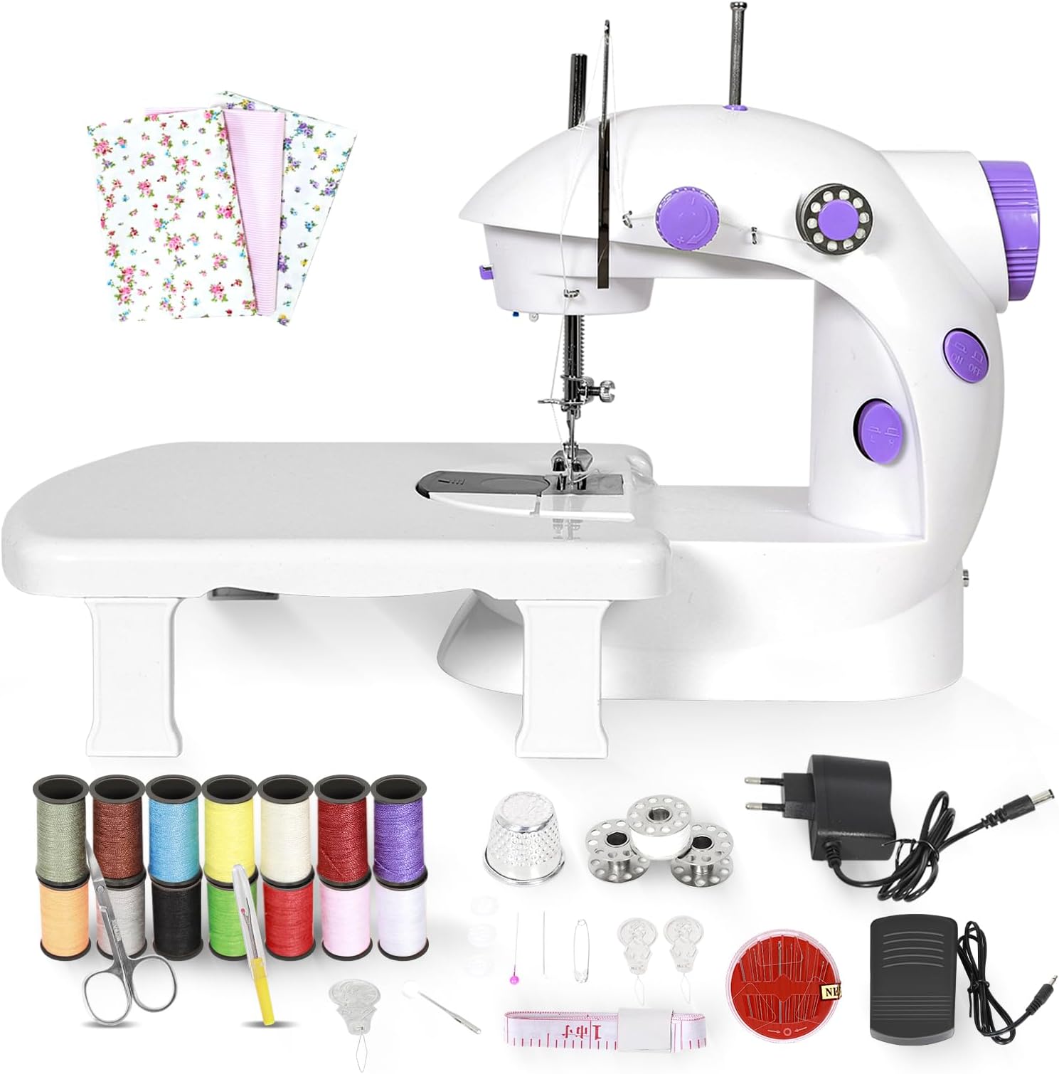 Amazon.com: Kucehiup Mini Sewing Machine, Portable Sewing Machine