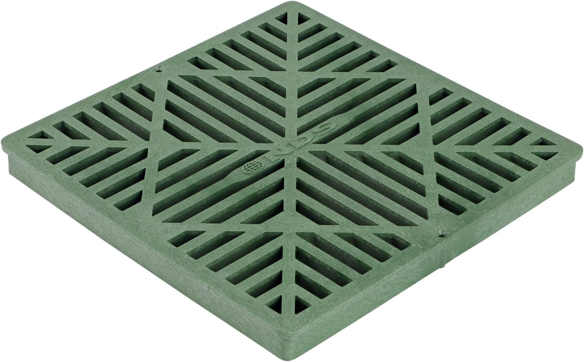 NDS 1212 Square Catch Basin Drain Grate, Diamond Design, Fits 12-Inch ...