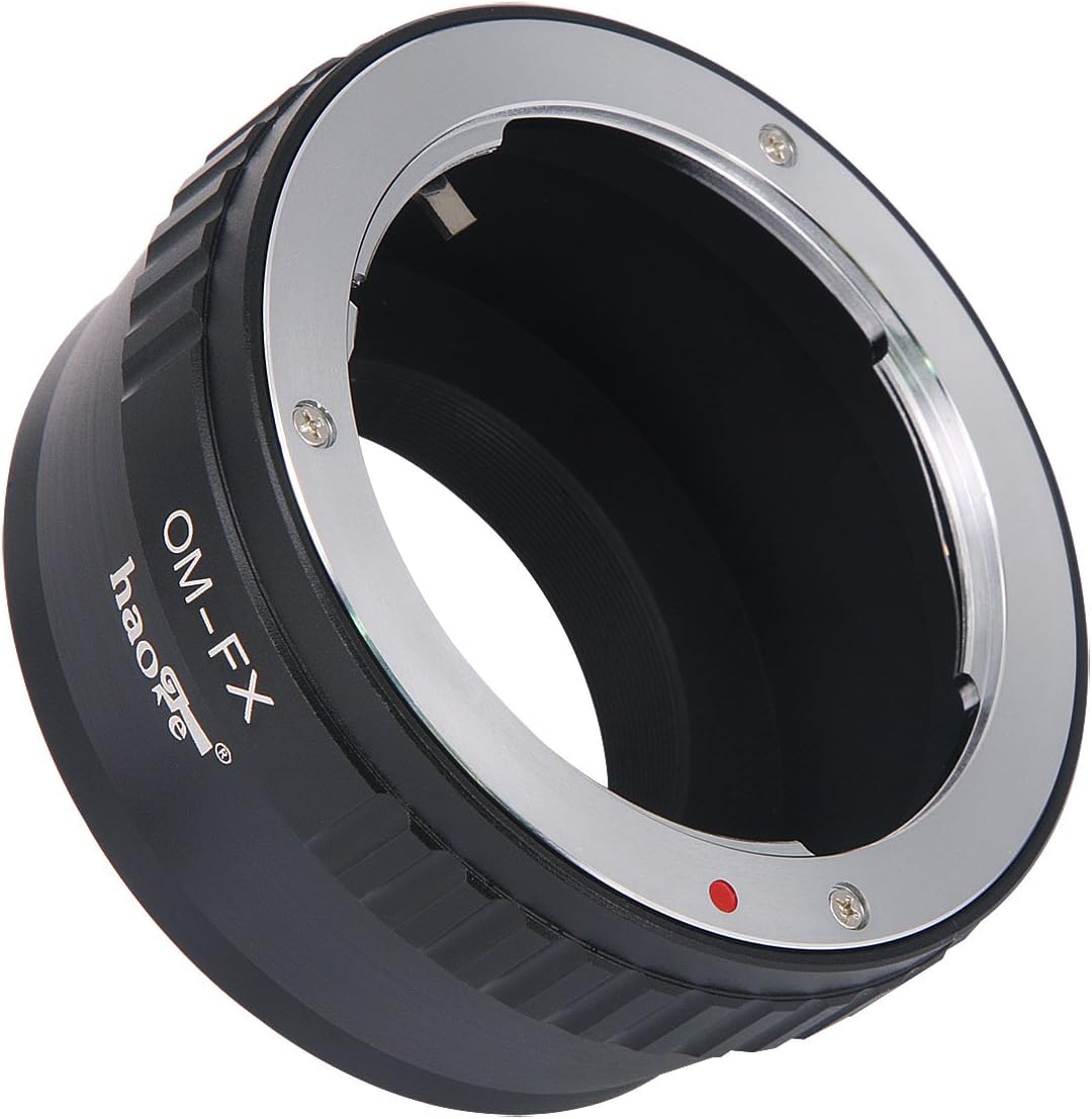 Amazon.com : Haoge Manual Lens Mount Adapter for Olympus OM Zuiko Lens ...