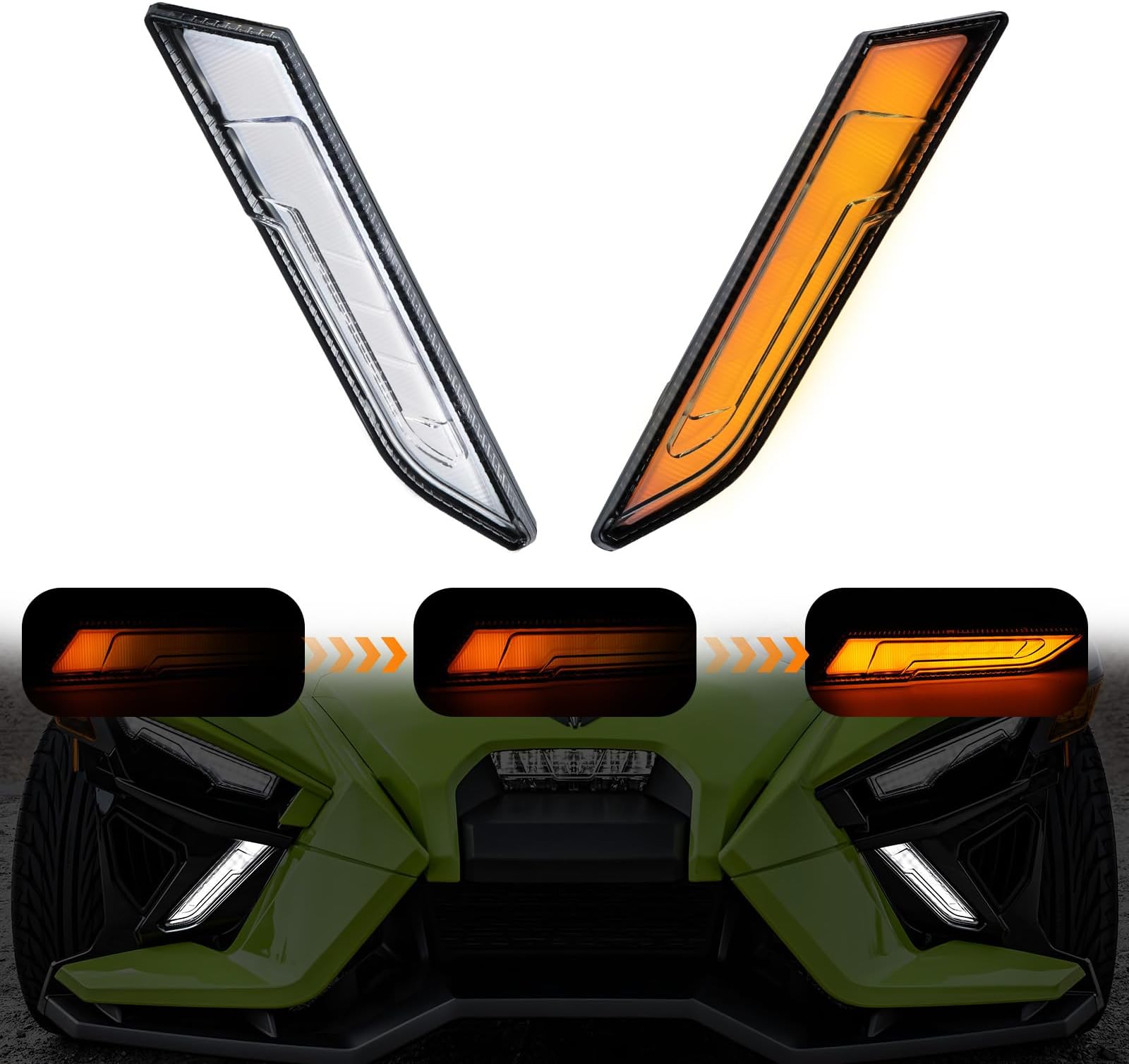 Amazon.com: LUXEMOTO LED Accent Panel Light Kit for Polaris Slingshot ...