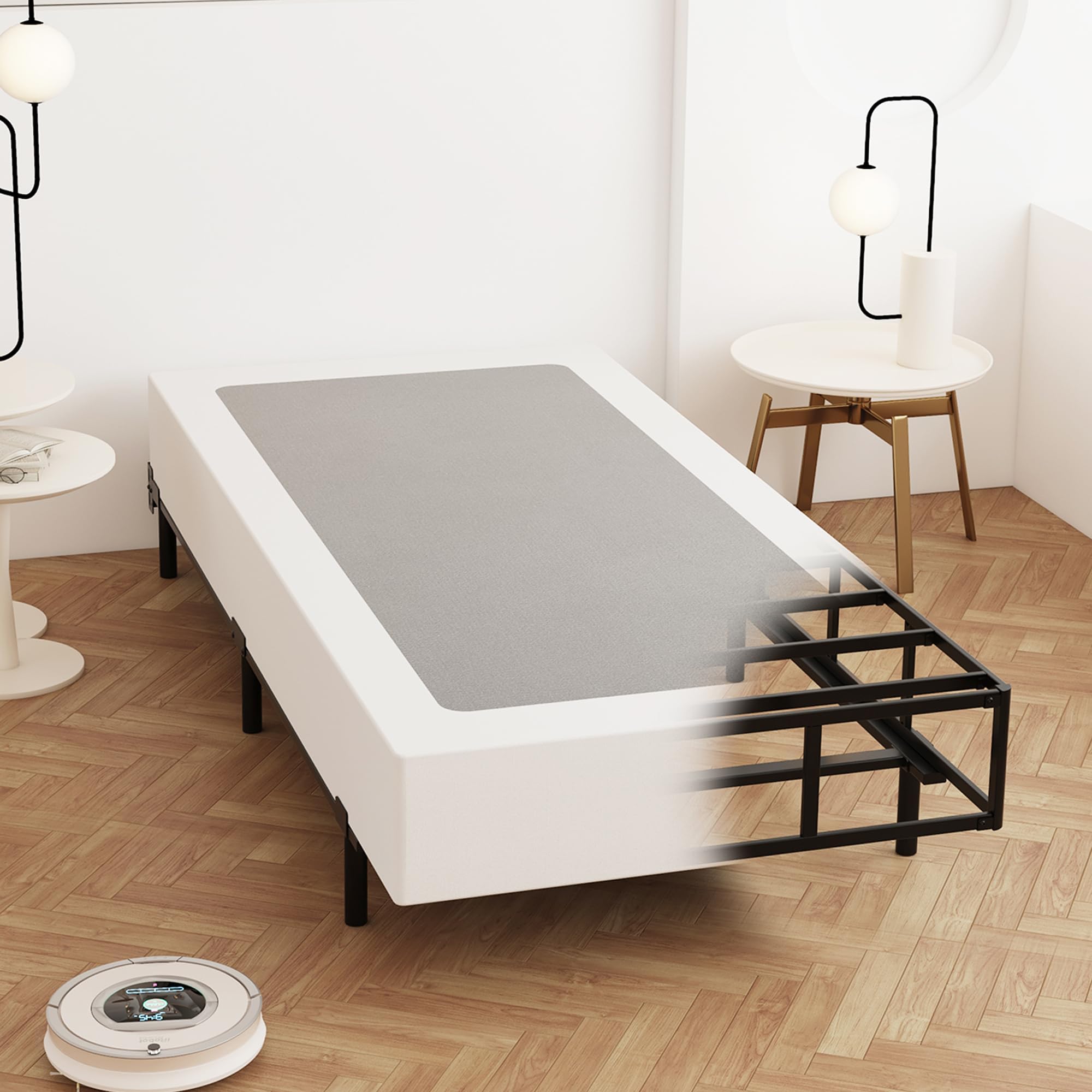 Amazon.com: YORMDMO 9 Inch Twin Box Spring, High Profile Twin Size Box ...