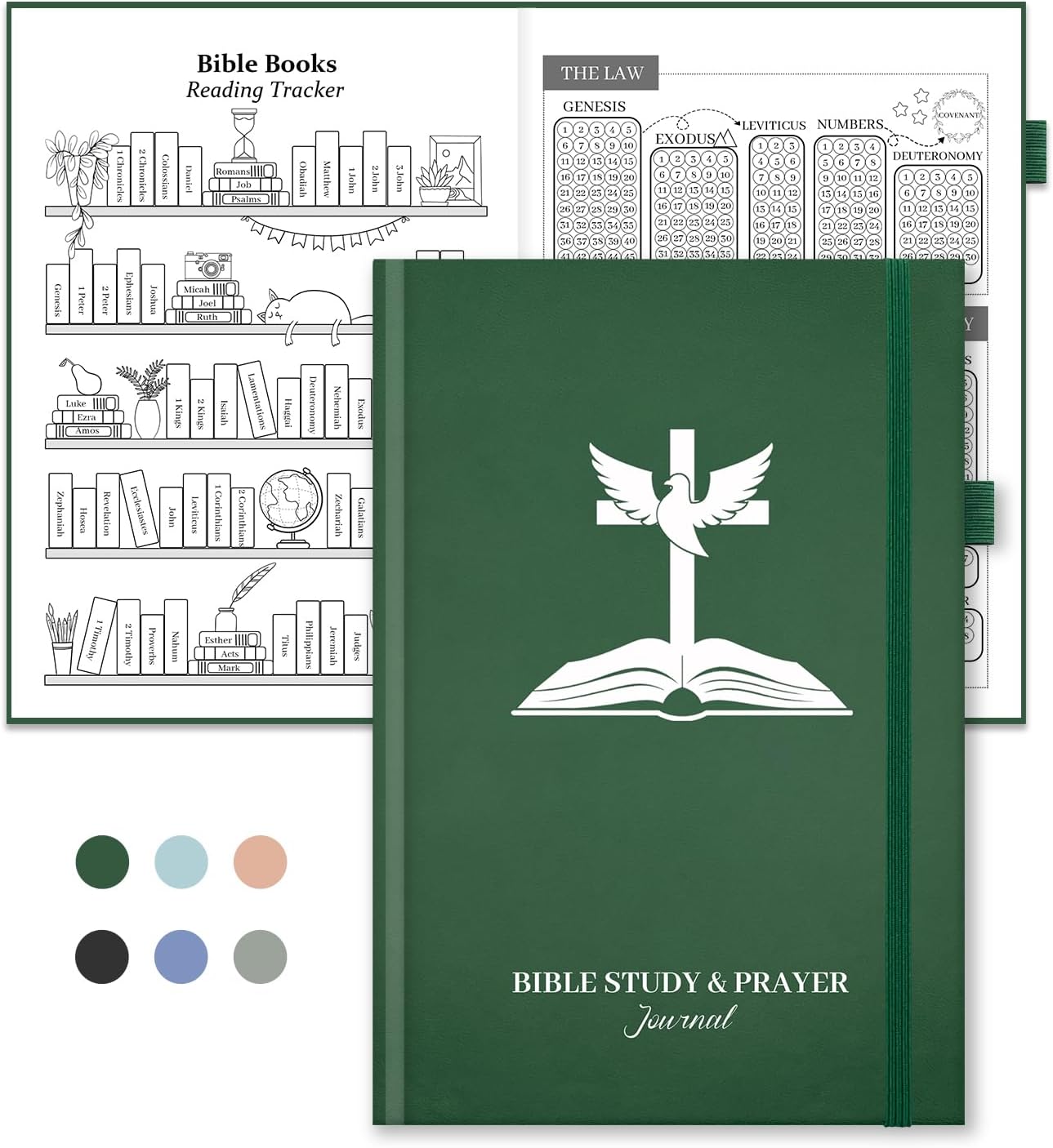 Amazon.com : SIMSIMY Bible Study Journal & Prayer Journal with Bible ...