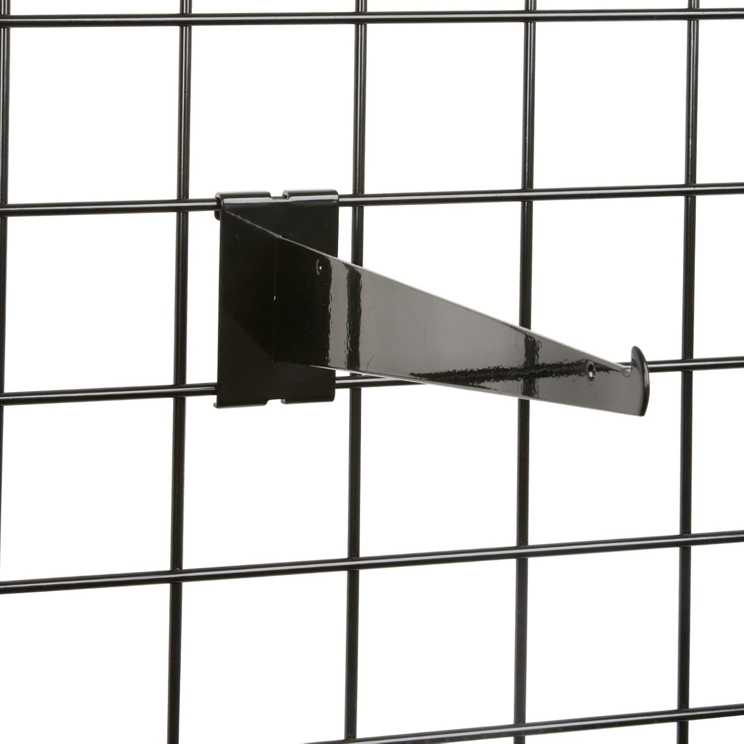 Amazon.com: 12" Black Gridwall Shelf Bracket - 2 Pack : Industrial ...