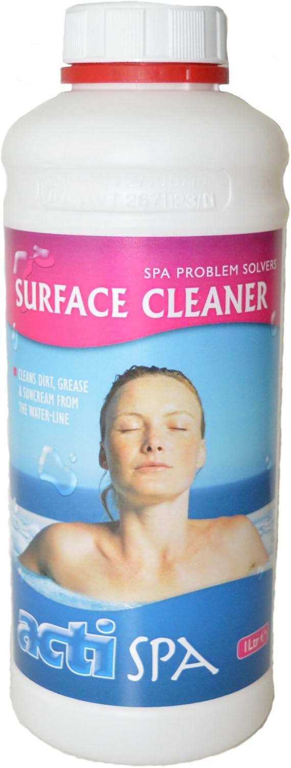 ACTI SPA 1 Litre Surface Cleaner Hot Tub Spa Cleaner Sanitiser : Amazon ...