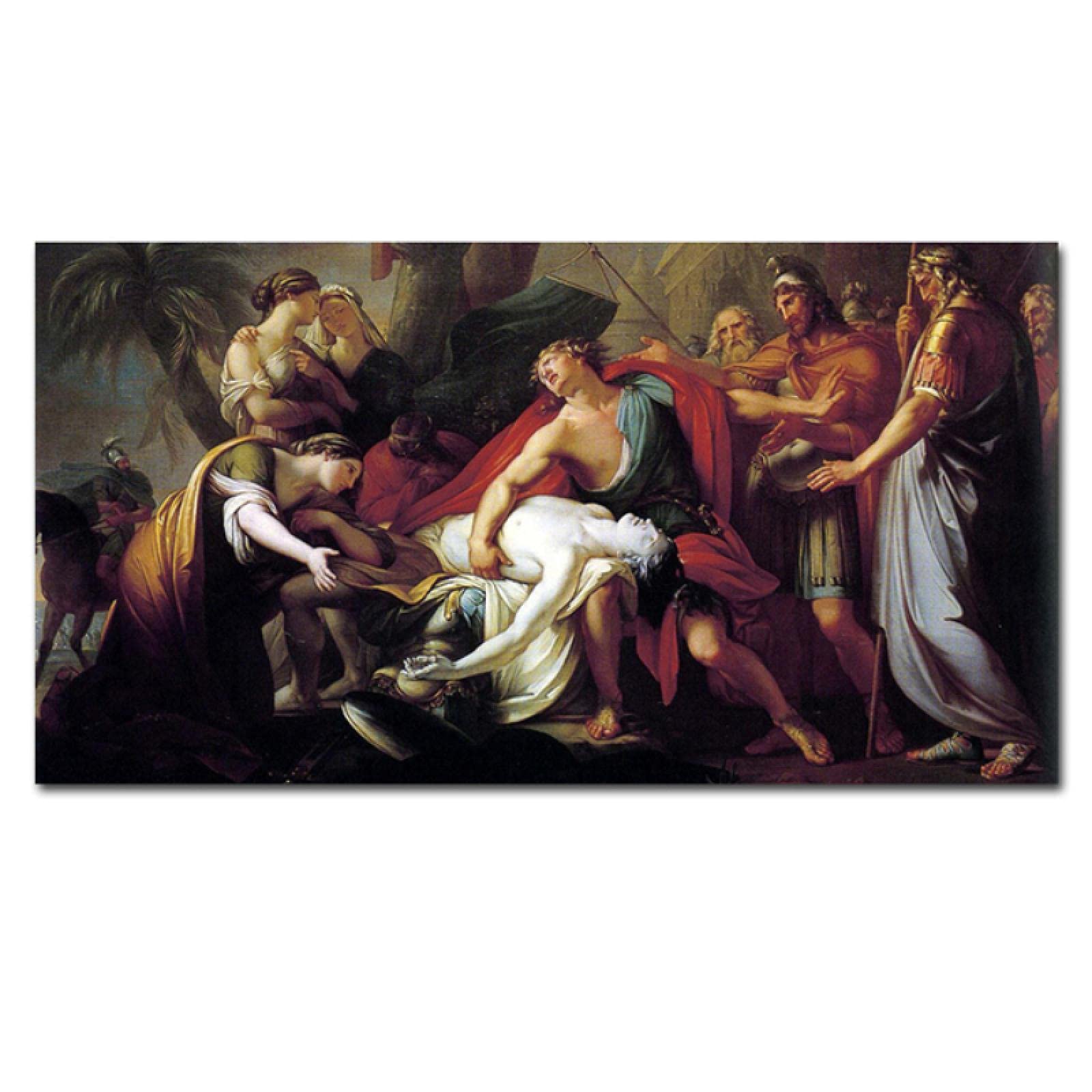 Achilles And Patroclus Painting