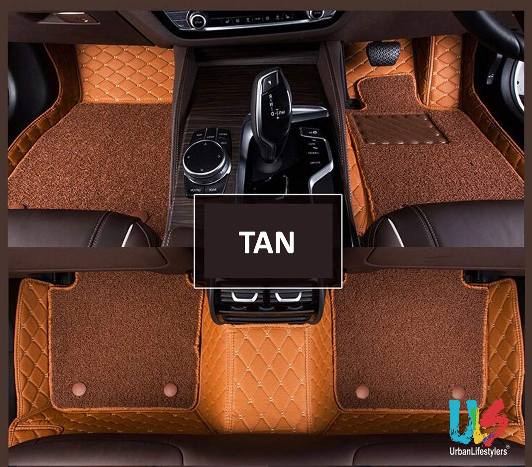 Urbanlifestylers 7D BASICS Car Foot Mat Compatible with Volkswagen ...