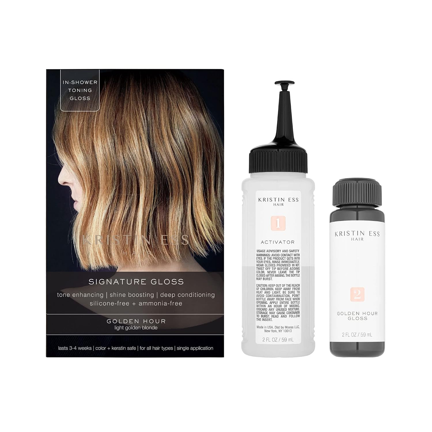 Amazon.com : Kristin Ess Signature Hair Gloss Treatment - Brightening ...