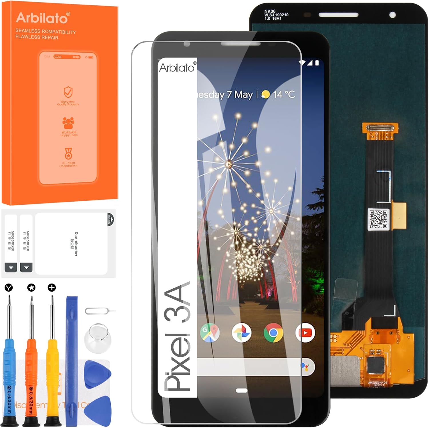 Amazon.com: OLED Screen for Google Pixel 3A Screen Replacement for ...