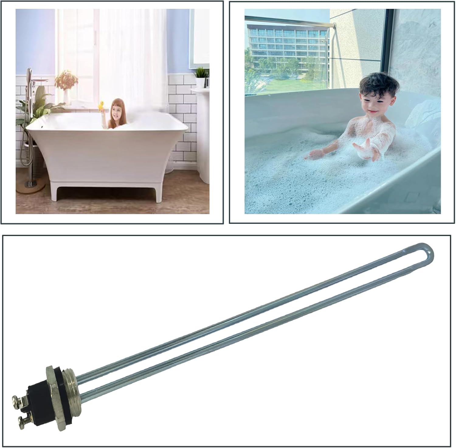 Elemento calentador de agua AO Smith 100108283 actualizado – 4500 W 240 ...