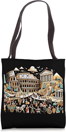 Amazon.com: Roman Empire Gladiator Roman Warrior Ancient Rome Tote Bag ...