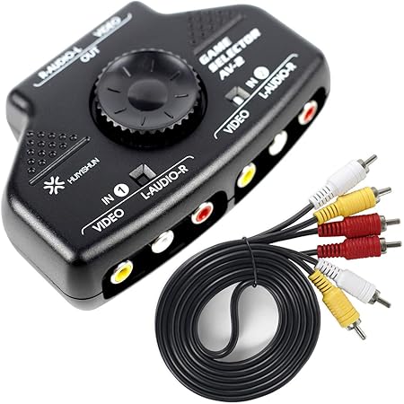 Amazon.com: Fosmon A1602 RCA Splitter with 3-Way Audio, Video RCA ...