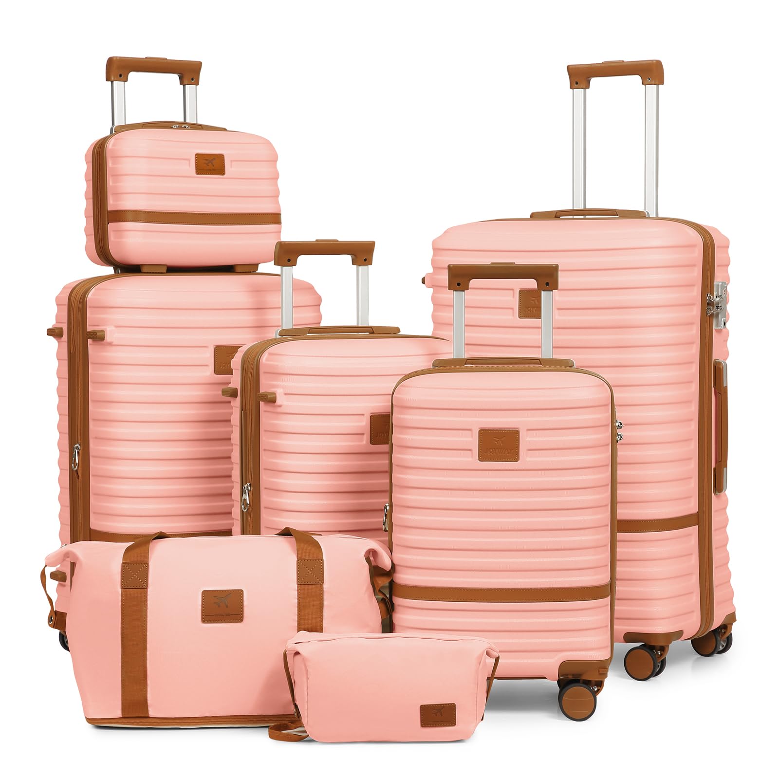 Amazon.com | Joyway Luggage Set 4 Piece Suitcase Sets with Spinner ...