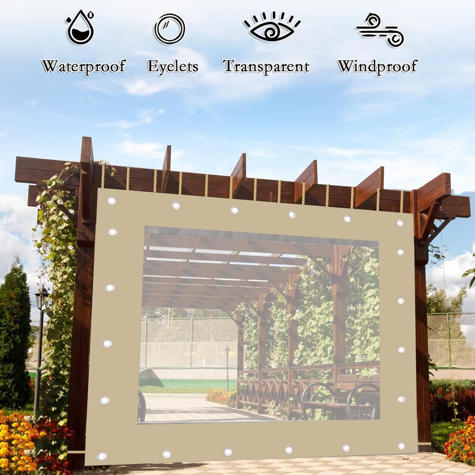 Vinyl Outdoor Partitions Vinyl Partitions Durable And Versatile