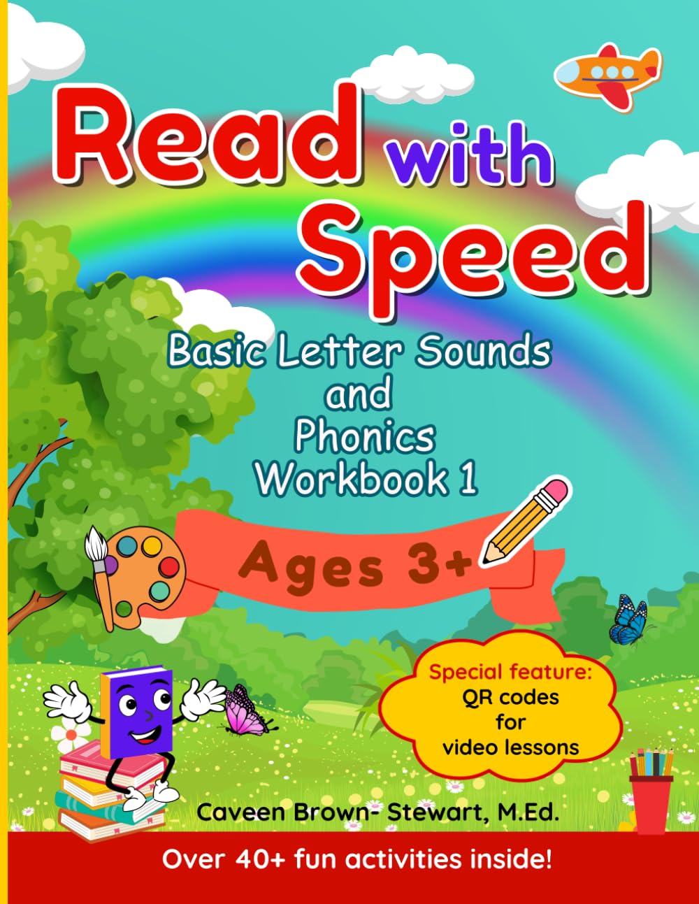 Read with Speed, Basic Letter Sounds and Phonics Workbook 1: Brown ...