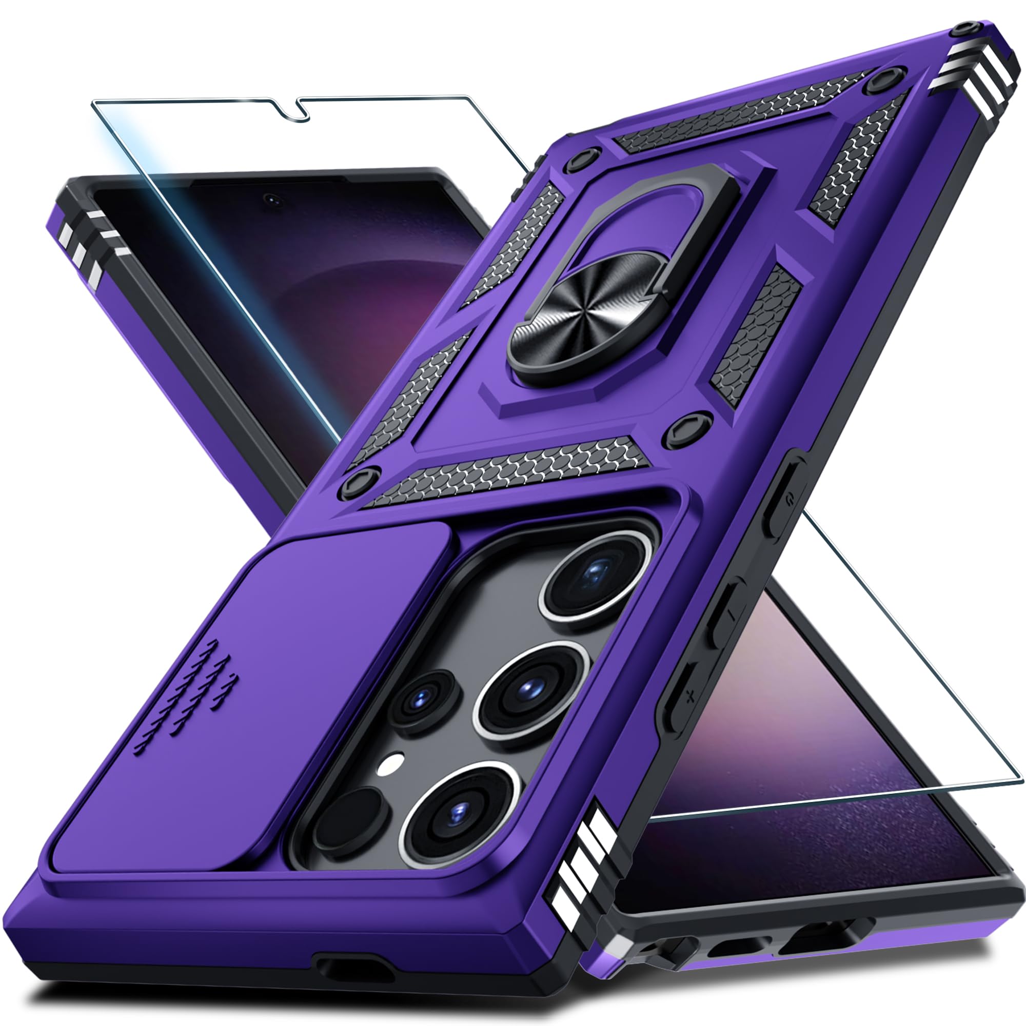 Amazon.com: Janmitta Compatible with Samsung Galaxy S25 Ultra Case ...