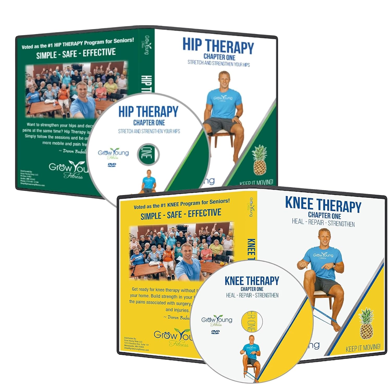 Amazon.com: Grow Young Fitness Knee and Hip Therapy Exercises for ...