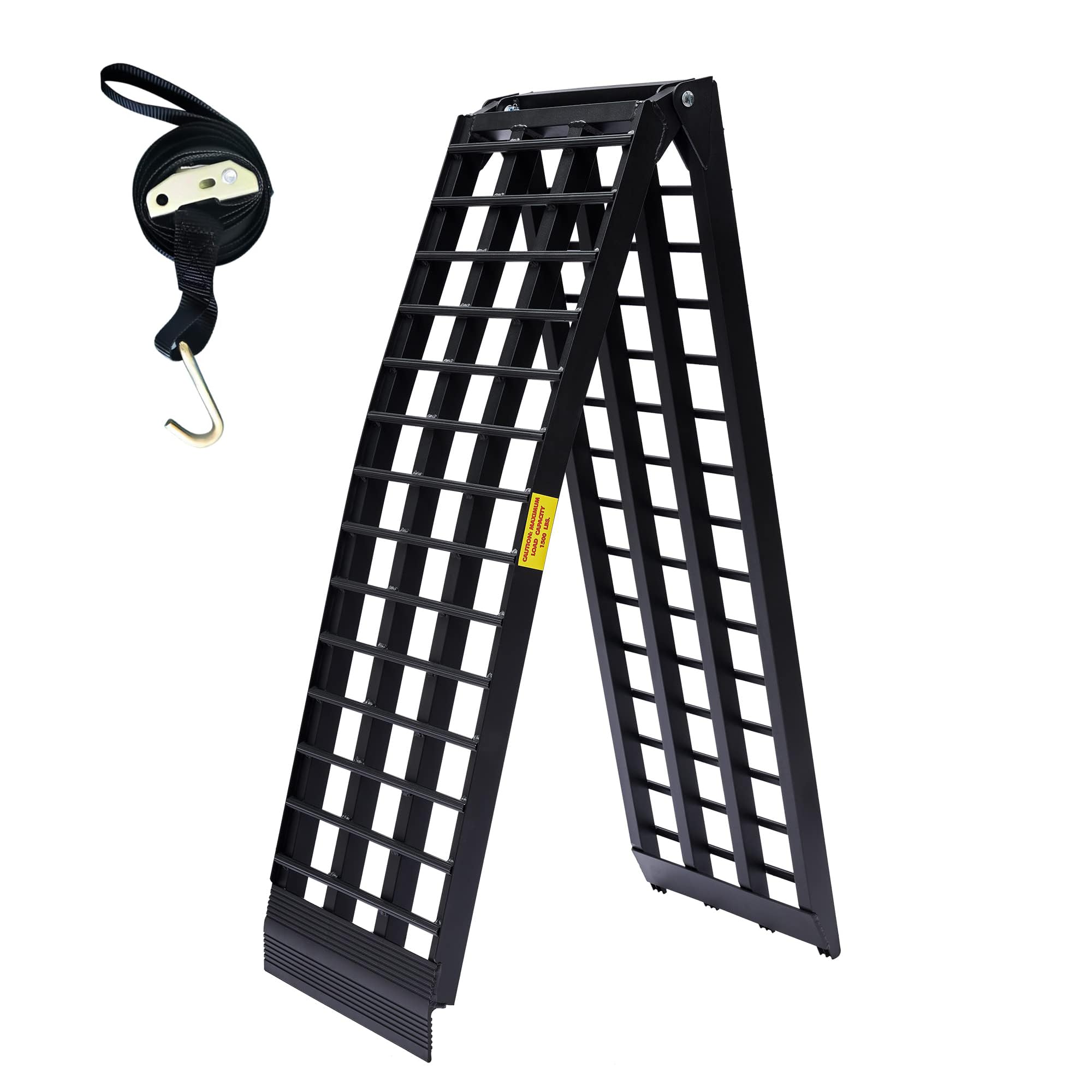 Buy Motorcycle Ramp for Truck, 600 LBS Folding Loading Ramp, 10FT ...