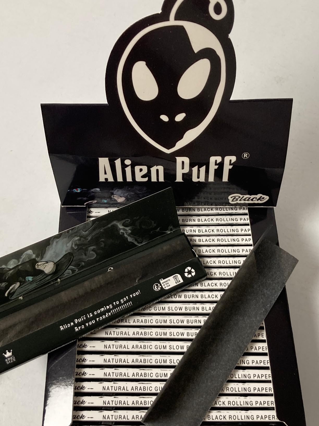 Long Rolling Papers, Blacks Langes Papierrollen, Alien Puff 25 Packs ...