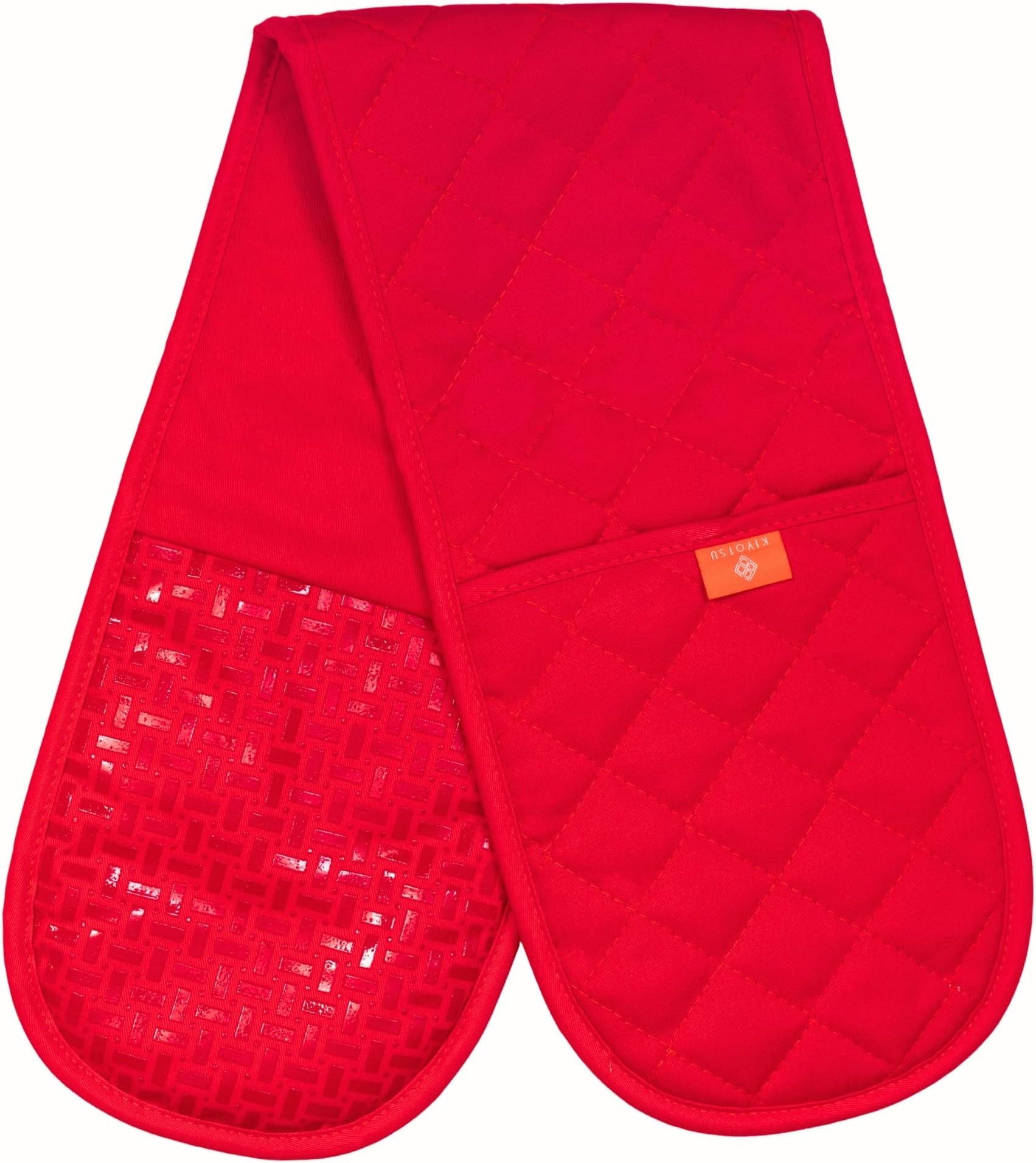Red Oven Gloves Double Protection by Kiyotsu: Sophisticated Heat ...