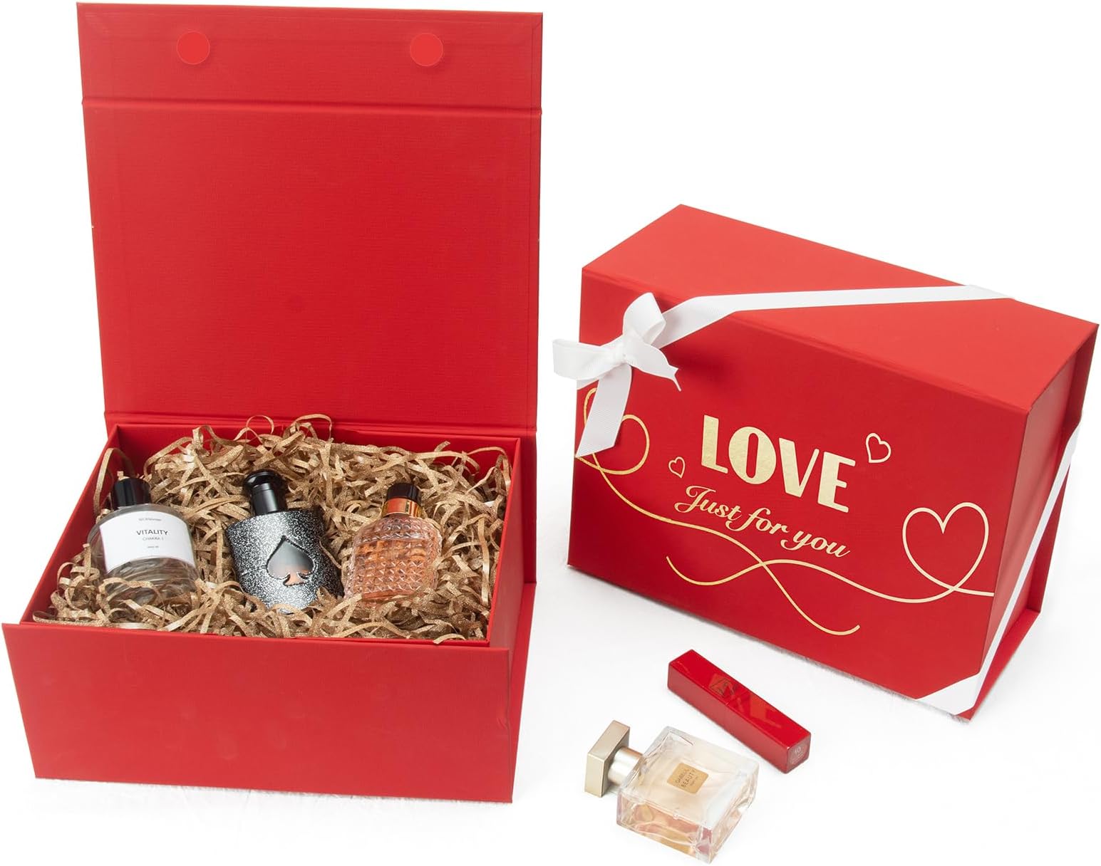 Amazon.com: Hallmark 8" Medium Valentine's Day Gift Boxes (Pack of 2 ...