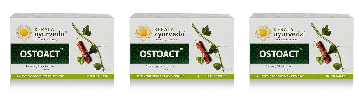 Kerala Ayurveda Ostoact Tablet - 100 Tablets x Pack of 3 : Amazon.in ...