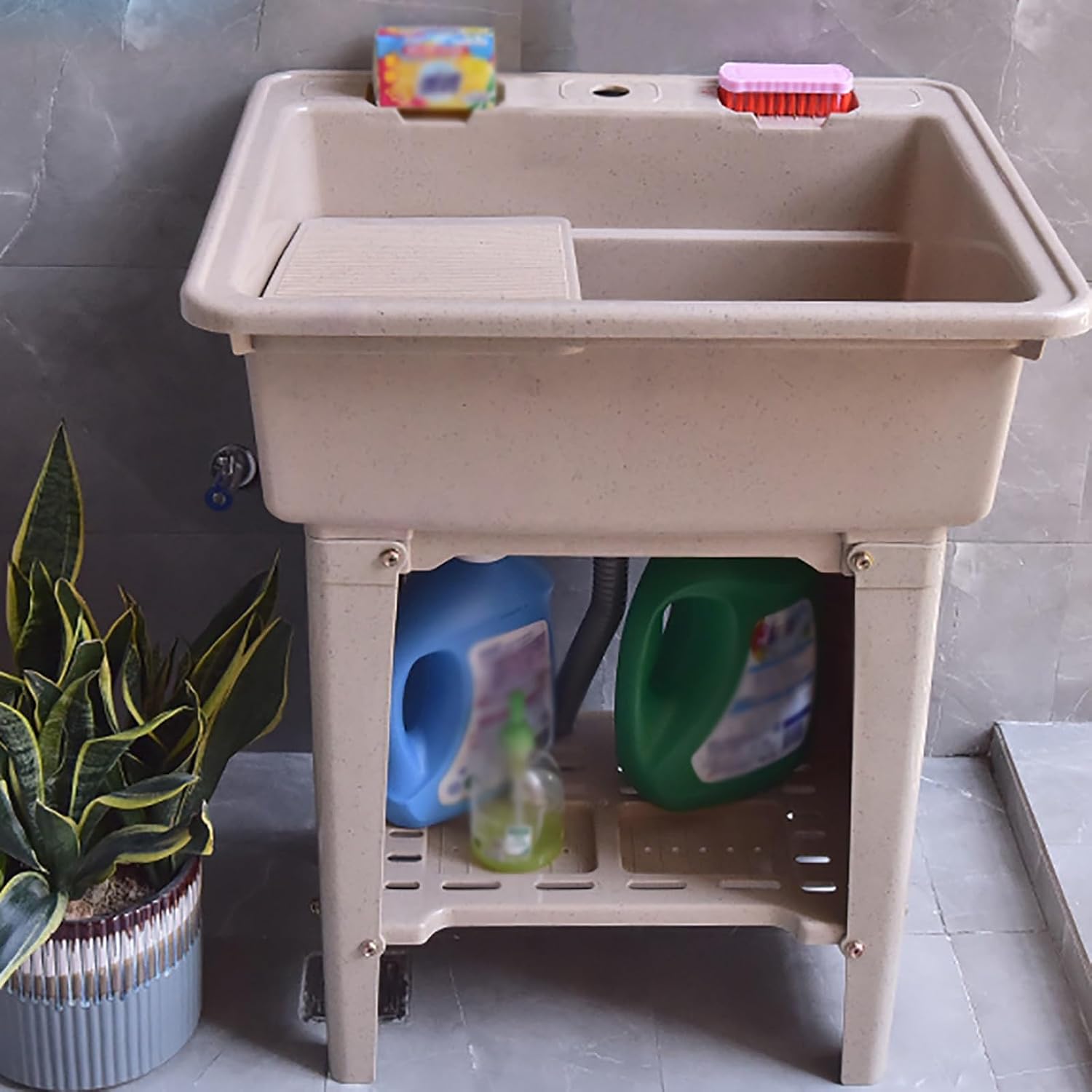Utility Sinks for a Laundry Room, Plastic Freestanding Utility Tub ...