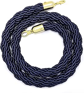 2pcs Pole Rope, Indoor and Outdoor Crowd Control Rope, Braided Hemp ...