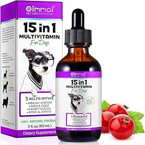 Amazon.com : 15 in 1 Dog Multivitamin Drops, Dog Multivitamin Liquid Supplements with ...