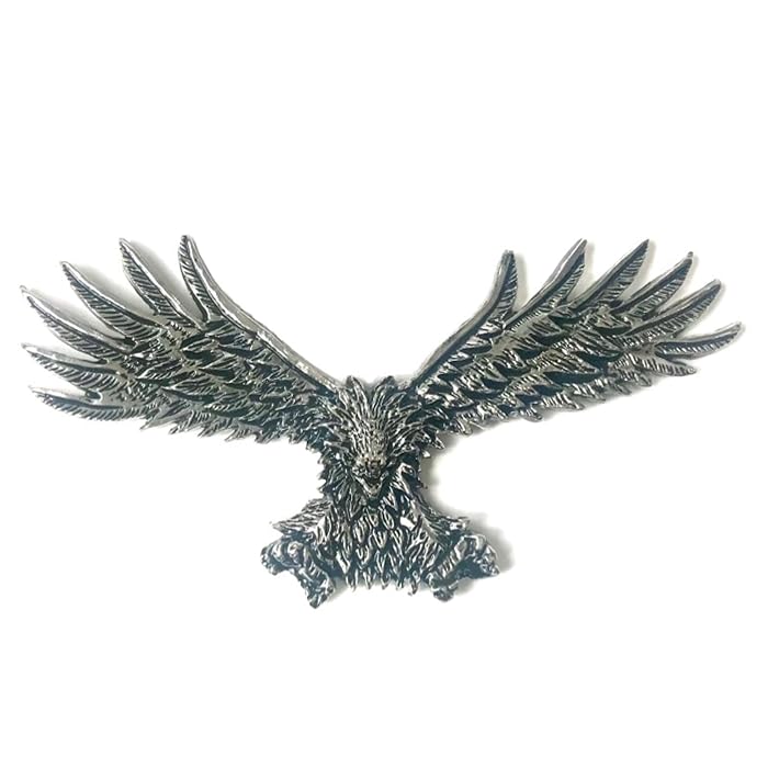 Buy 4.5" X 2.25" inch Eagle USA Metal Medallion Harley Sportster Sissy Bar Backrest Davidson ...