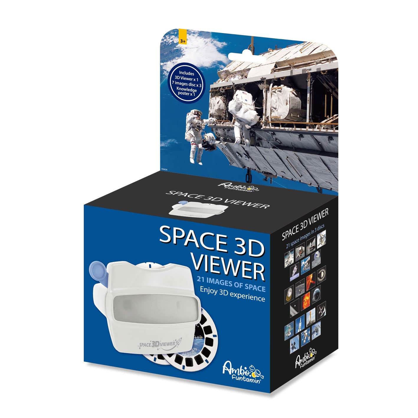 Space 3D viewer with High Definition 21 Images, Viewfinder for Kids ...