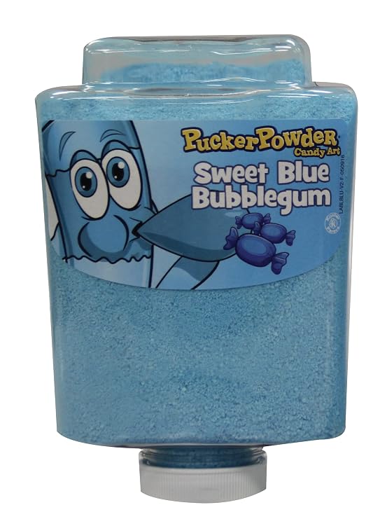 Amazon.com : Pucker Powder Sweet Blue Gum 9.5oz: - 1 Ct : Chocolate And ...