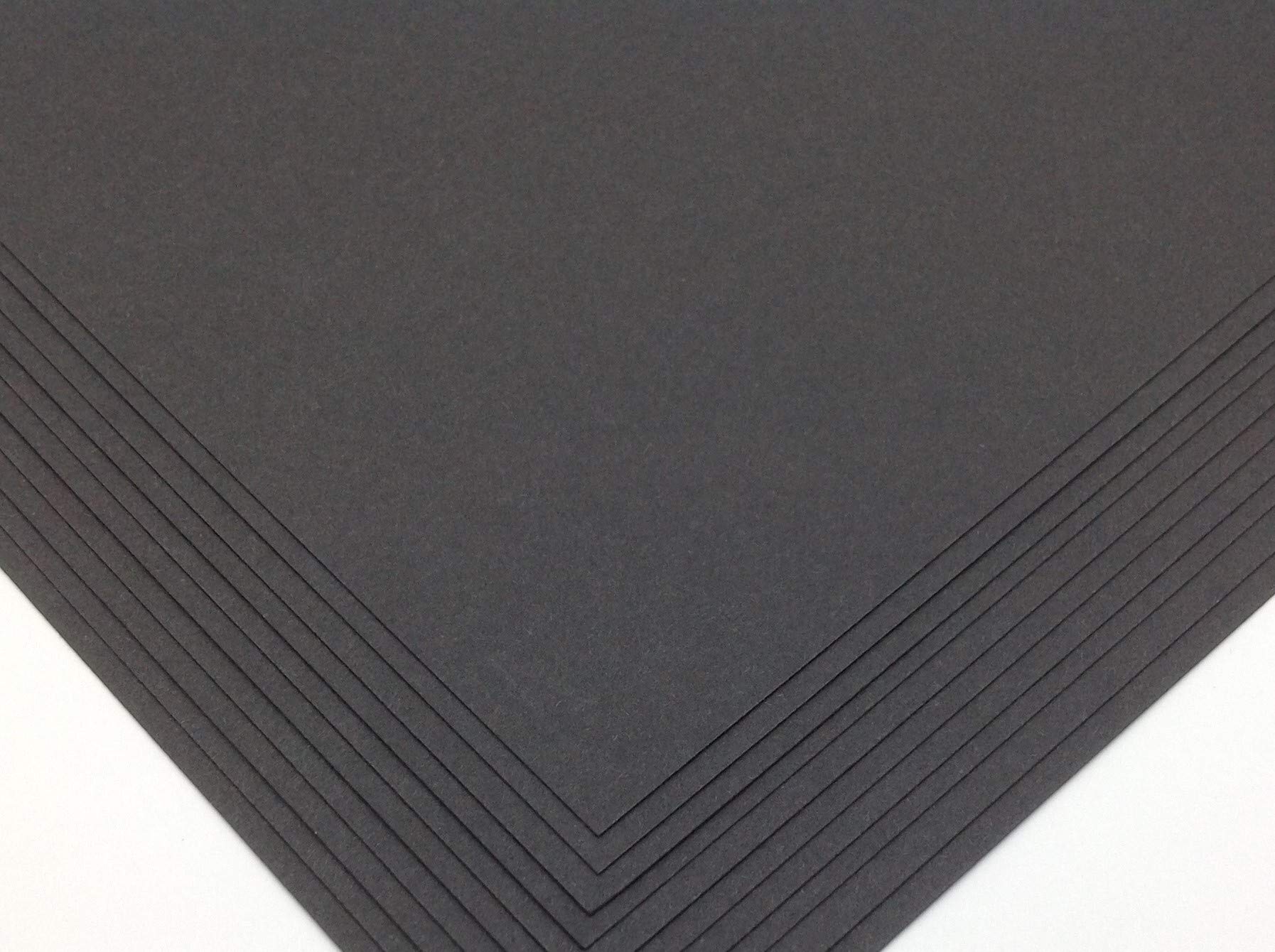 Black Card 480gsm A3 Extra Thick Craft Hobby Cardstock Decoupage ...