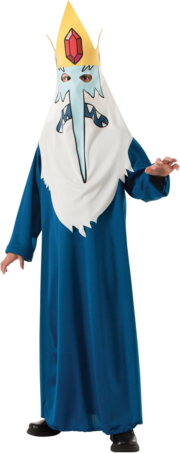 Amazon.com: Adventure Time Child's Ice King Costume, Large : Clothing ...