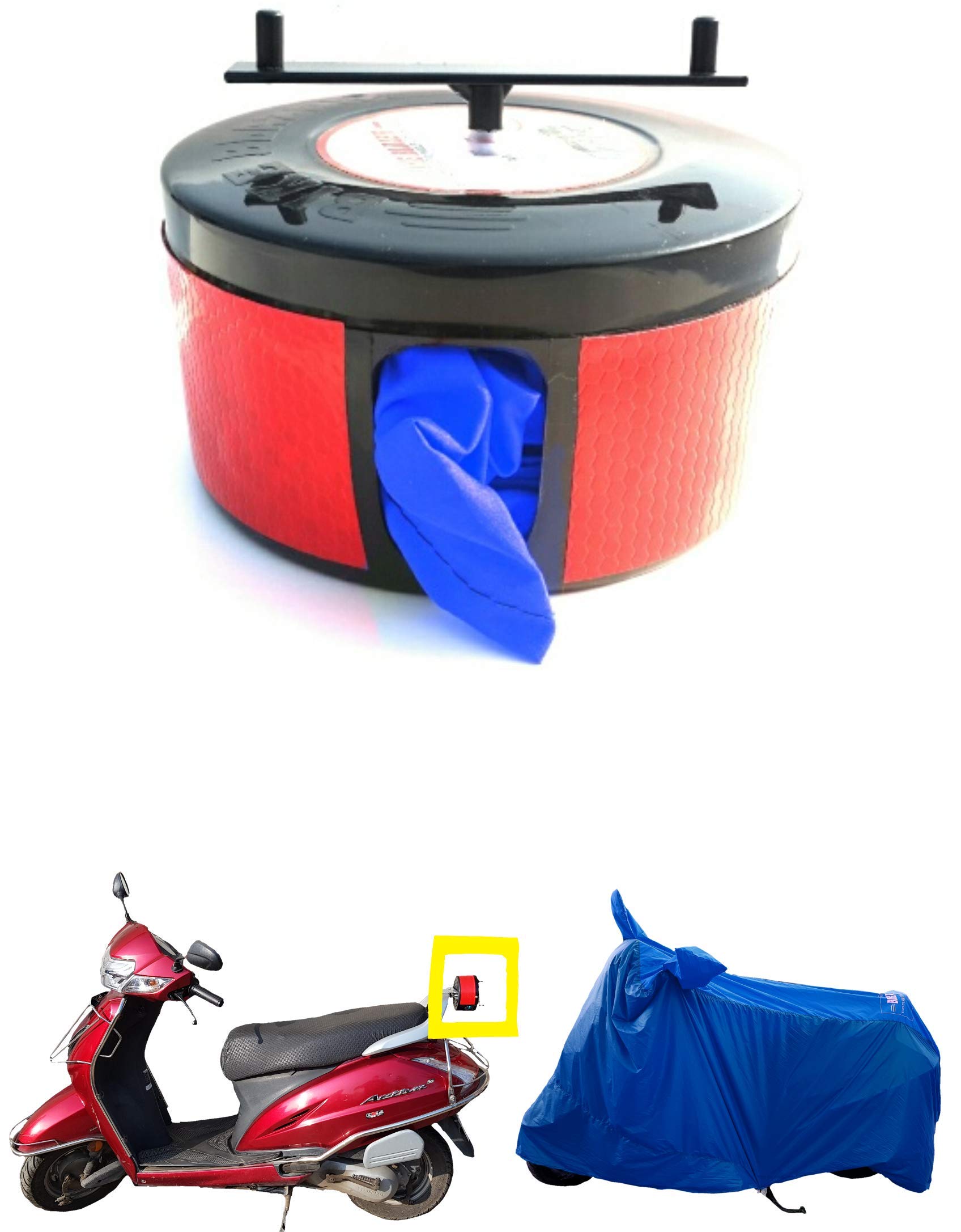 SCOOTY Blazer for Semi-Automatic scooty Cover for Activa 3G, 4G, 5G, 6G ...