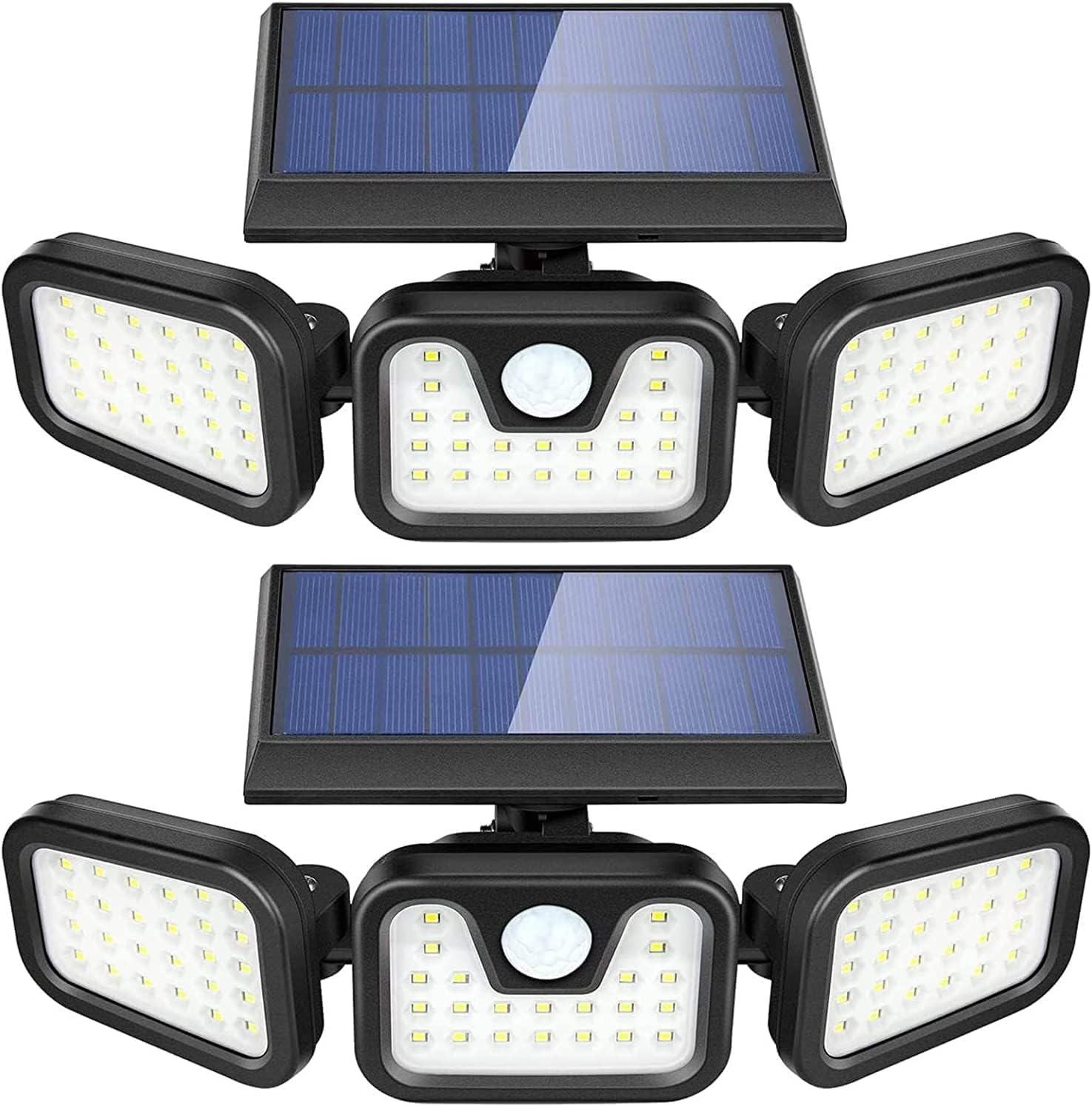 Solar Outdoor Lights, 3000LM Super Bright Motion Sensor Outdoor Light, IP65 Waterproof Wide ...