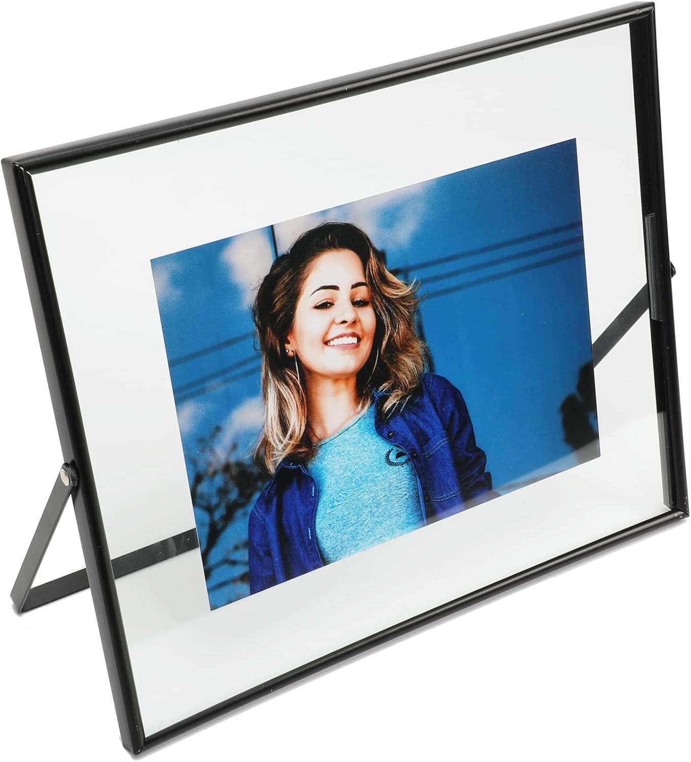 Amazon.com - AhaGo Black Floating Frame (8“x10”,Horizontal), For ...