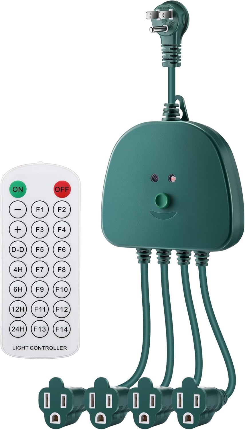 Amazon.com: Christmas Light Controller with Remote, Create Dazzling ...