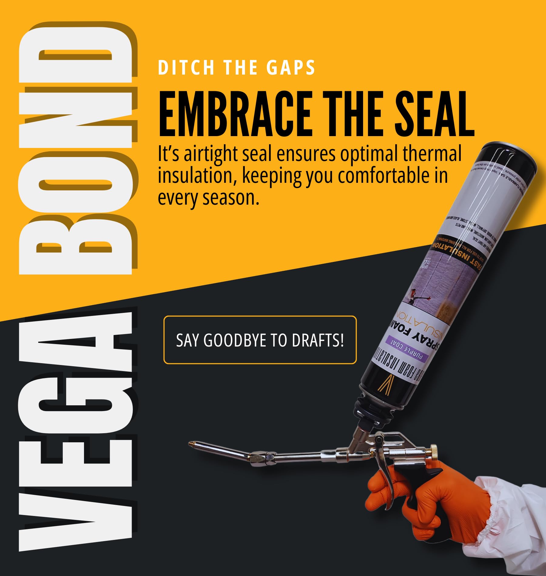 Snapklik.com : Vega Bond SF001 24-Packs, Premium Single Component, Self ...