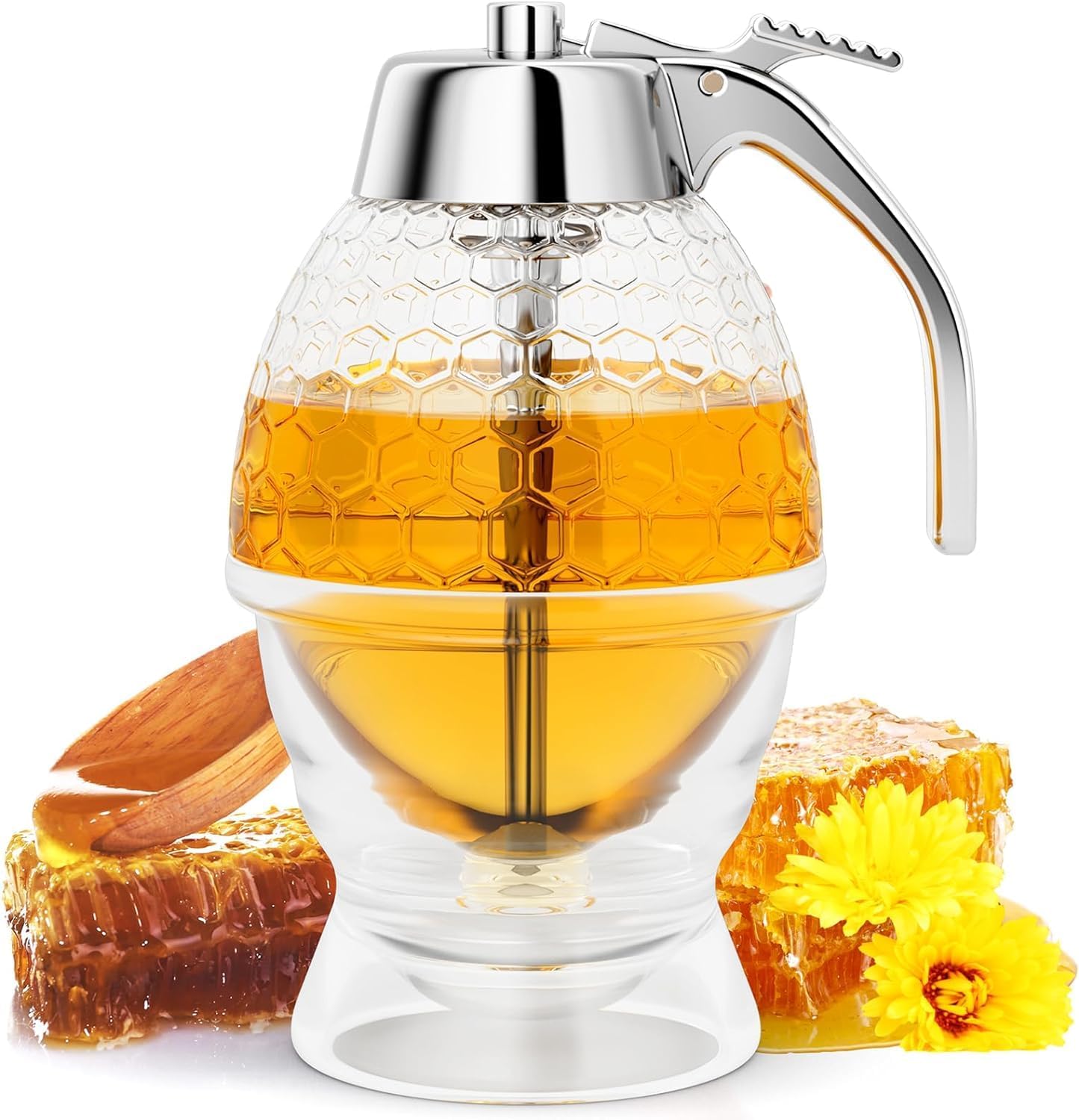 Amazon.com: voijump Honey Dispenser No Drip, Maple Syrup Dispenser ...
