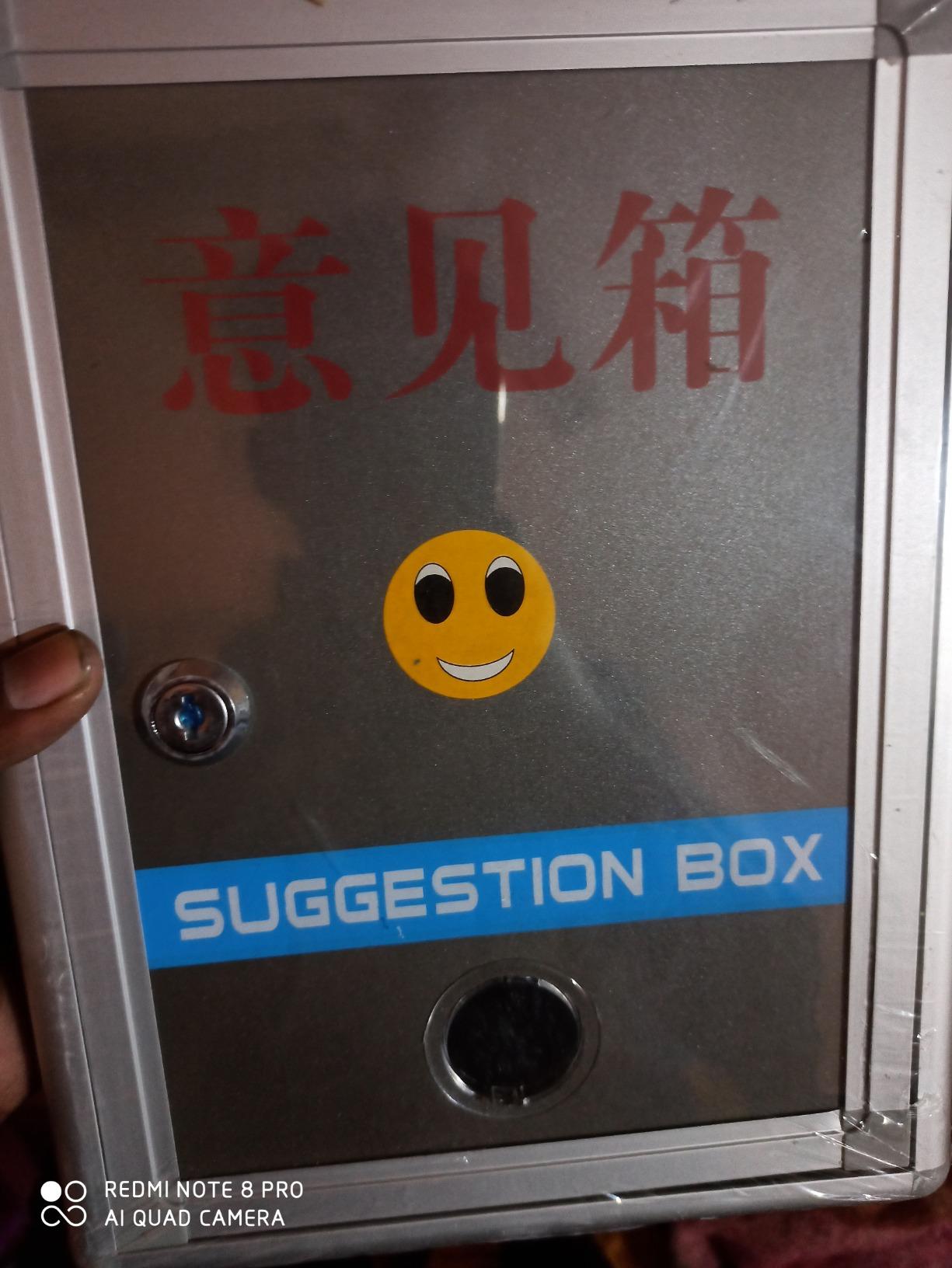 RONTENO Suggestion Box Multipurpose Letter Box1Pc (Assorted Color) (New ...