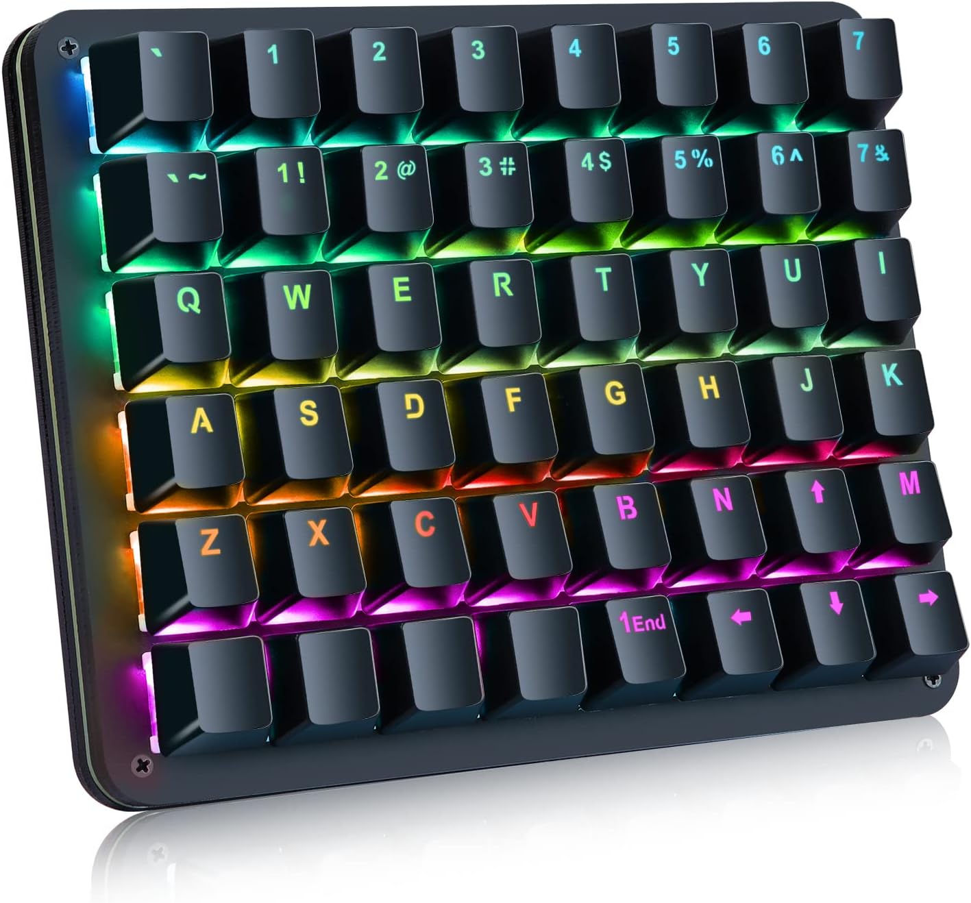 Amazon.com: Koolertron Single-Handed Macro Mechanical Keyboard with RGB ...