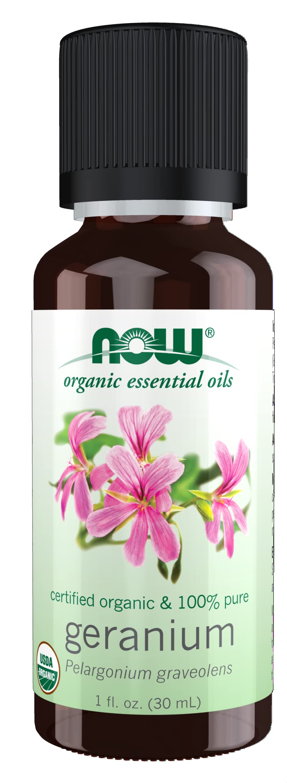 Amazon.com: NOW Essential Oils, Geranium Oil, Certified Organic ...