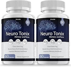 Amazon.com: (2 Pack) Neuro Tonix Memory and Focus Advanced Formula ...