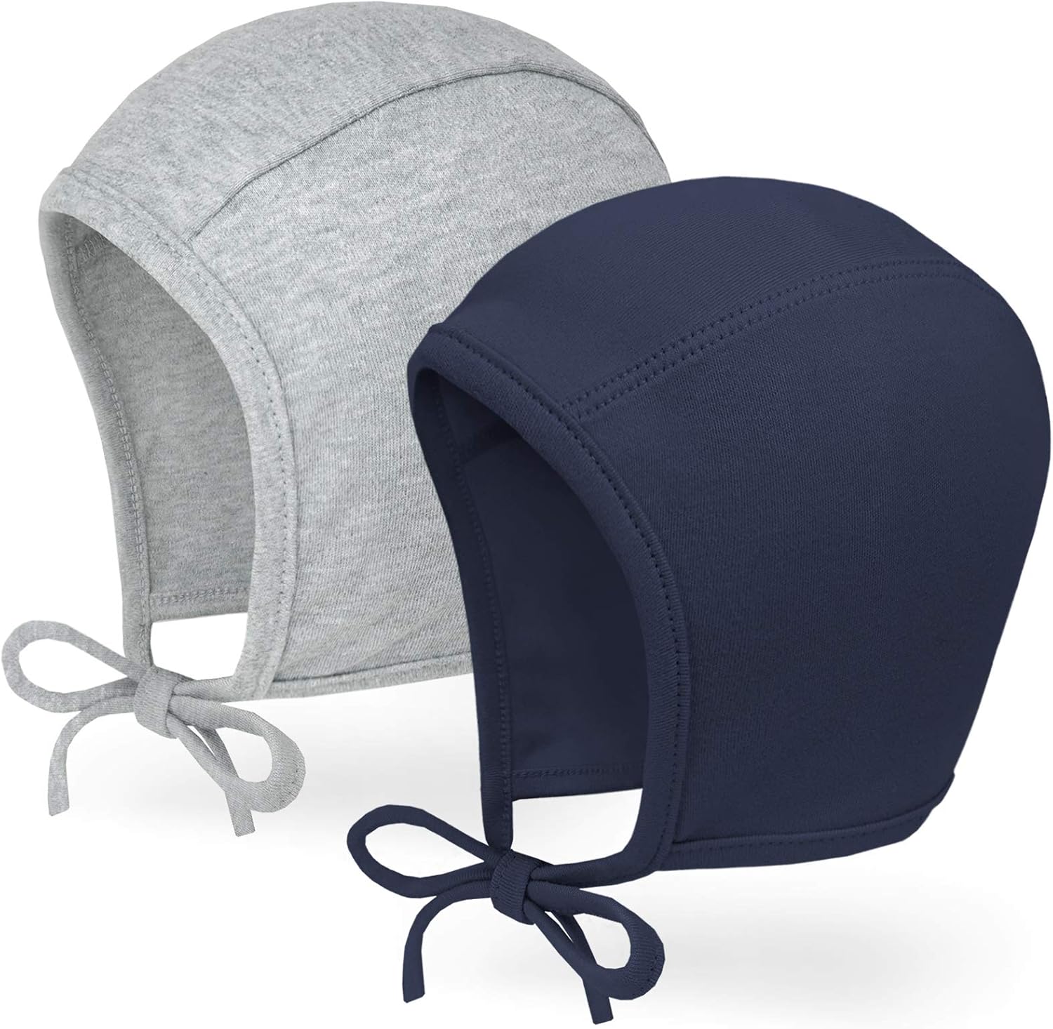 Amazon.com: HappyTree 2 Pack Baby Hat Bonnet Soft 100% Combed Cotton ...