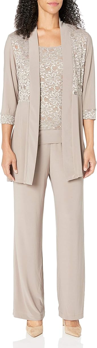 Amazon.com: R&M Richards Women's Lace Pant Set : Clothing, Shoes & Jewelry
