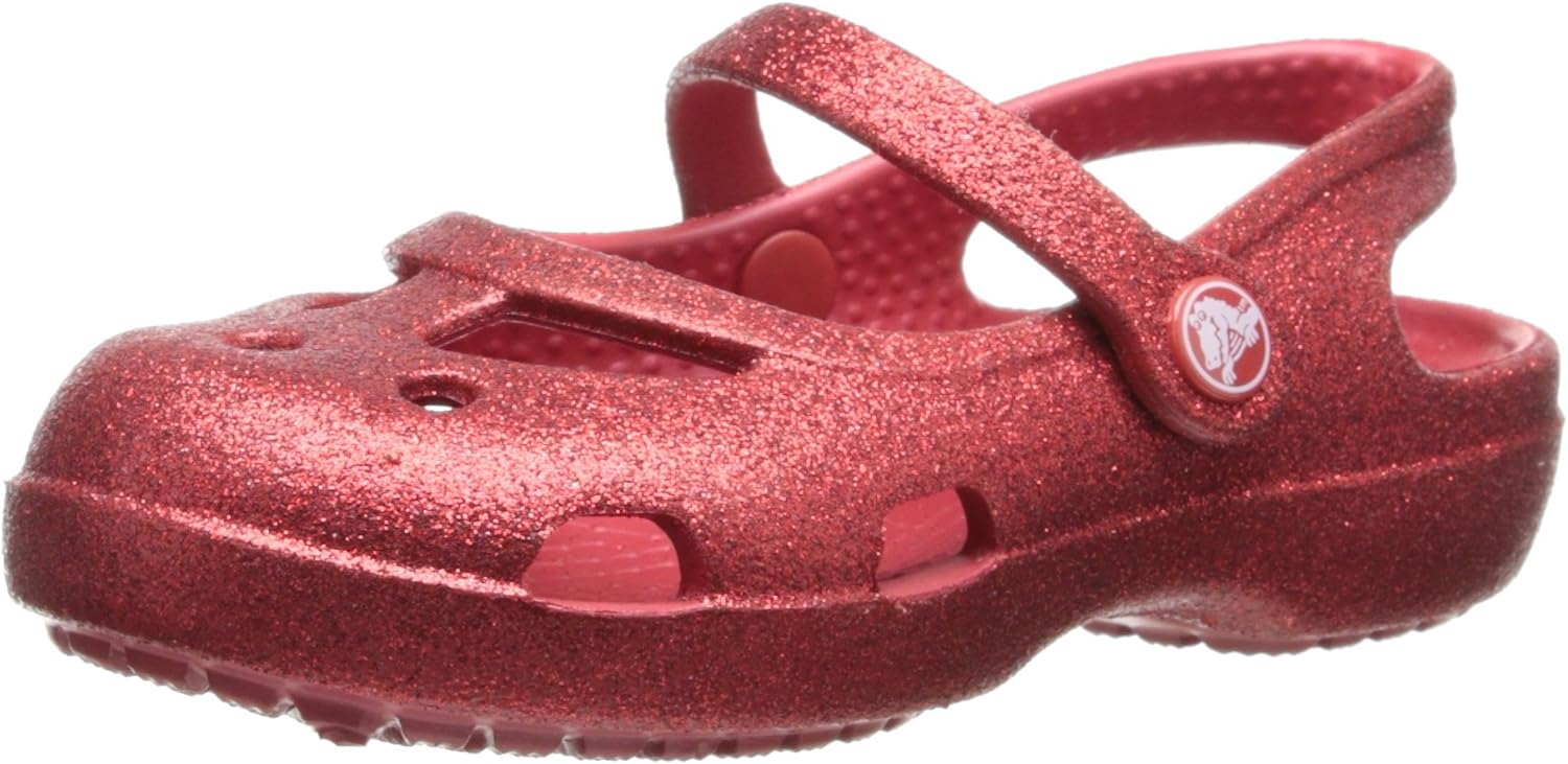 Amazon.com | Crocs Kids 14478 Shayna Glitter Mary Jane (Toddler/Little ...