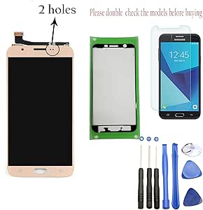 Amazon.com: Gold Eaglewireless J727 Full LCD Assembly with Touch Screen Digitizer and LCD Pre ...